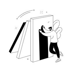 Resilience abstract concept Royalty Free Vector Image