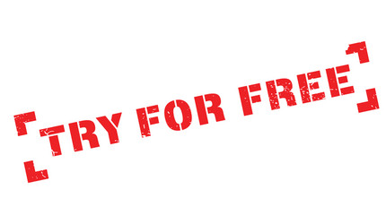 Try for free rubber stamp Royalty Free Vector Image