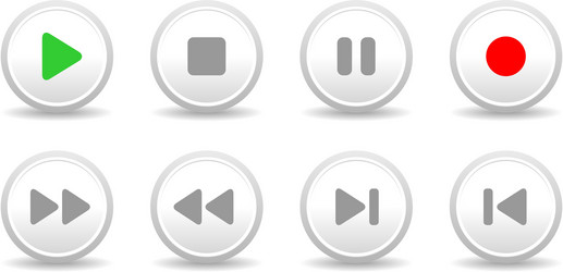 Sound controls Royalty Free Vector Image - VectorStock