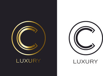 Gold seal logo Royalty Free Vector Image - VectorStock