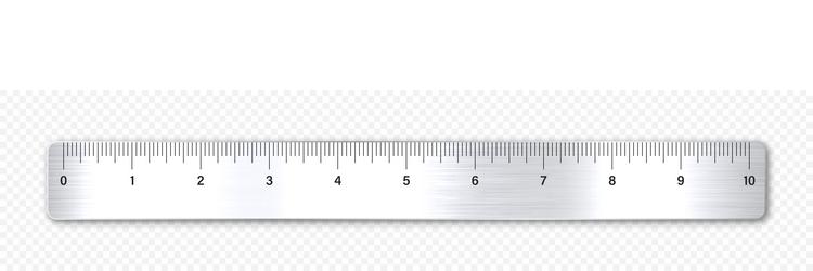 Ruler cm measurement numbers scale Royalty Free Vector Image