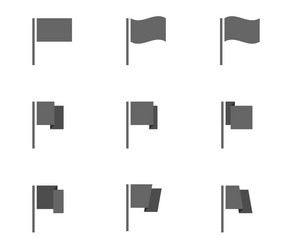 Flag rectangular shape Royalty Free Vector Image