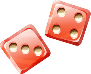 Dice Cartoon Two Vector Images (over 250)
