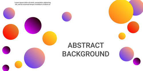 Gradients balls shapes Royalty Free Vector Image