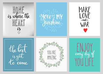 Because lettering stroke quote Royalty Free Vector Image