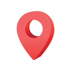 You are here map icon navigation mark map arrow Vector Image