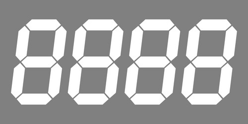 Digital price tag template numbers Royalty Free Vector Image