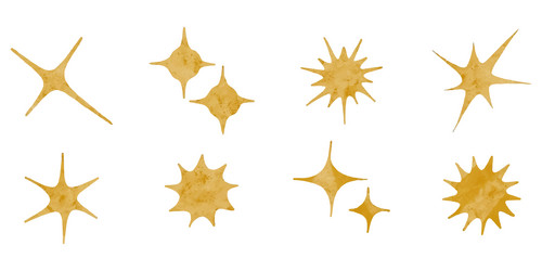 Spark icon set Royalty Free Vector Image - VectorStock