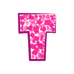 Pink Letter T on White Backgrounds Vector Images (over 830)