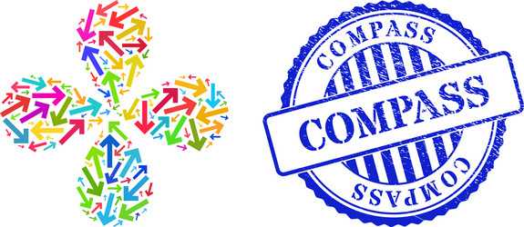 Compass Watermark Icon Vector Images (over 120)