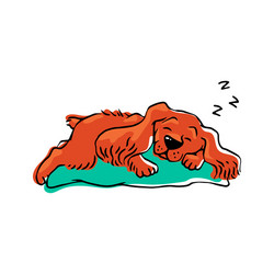 Sleeping Dog Vector Images (over 4,500)