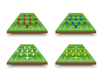 Football Pitch Lineup Vector Images (over 520)
