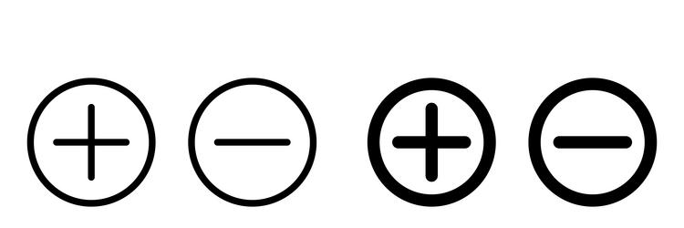 Plus Minus Logo Vector Images (over 1,400)