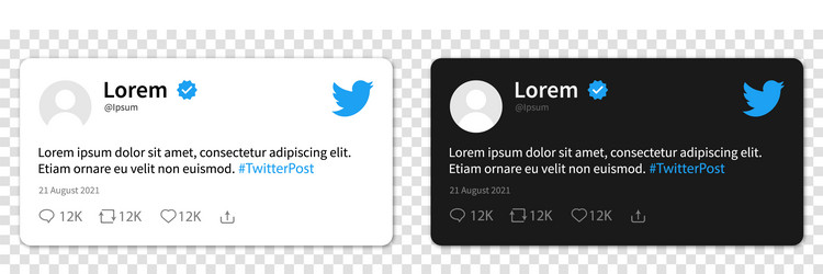 Twitter Post Vector Images (over 920)