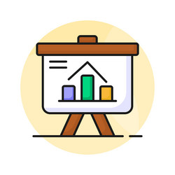 Beautiful designed of presentation board Vector Image