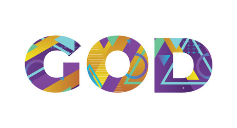 Font design for word art in colorful color Vector Image