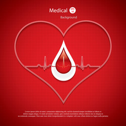 Elements of blood red blood cell Royalty Free Vector Image