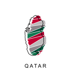 Map of al hilal flat with high details qatar Vector Image