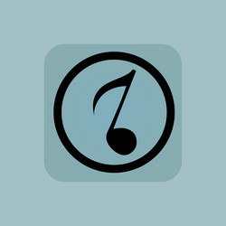 8th note picture icon Royalty Free Vector Image