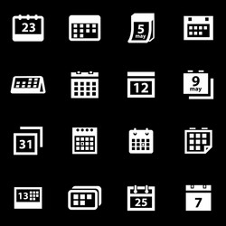 White Calendar Vector Images (over 93,000)