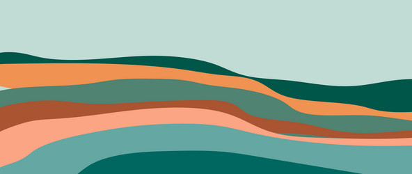 Abstract landscape background art landscape Vector Image