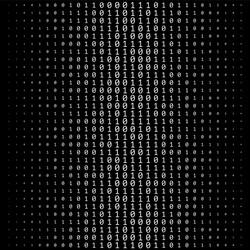 Binary numbers texture Royalty Free Vector Image