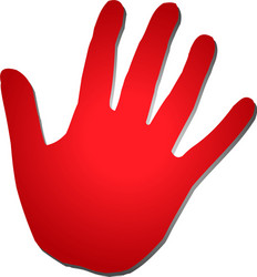 Red Hand Print Vector Images (over 64,000)