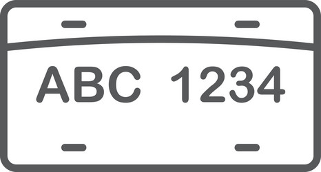 License Plate Template Vector Images (over 160)
