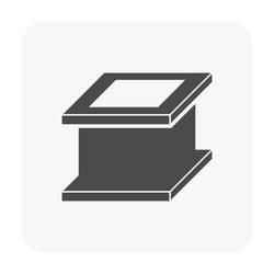 Concrete testing icon Royalty Free Vector Image