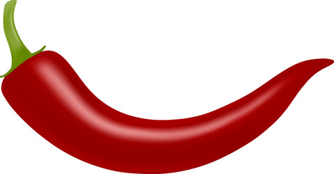 Realistic red ketchup stain of zig-zag shape 2d Vector Image