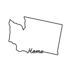 Washington State Outline Vector Images (over 2,000)