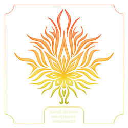 Marijuana weed cartoon seamless pattern Royalty Free Vector