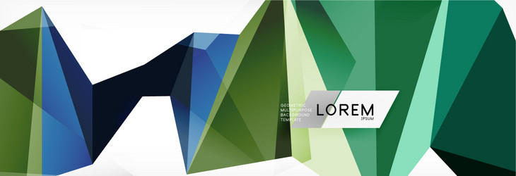 Science background abstract triangle pattern Vector Image