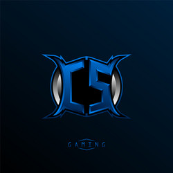 Initial cs logo design Royalty Free Vector Image