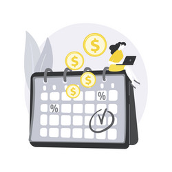 Early payment discount abstract concept Royalty Free Vector