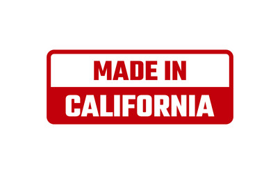 Made in california rubber stamp Royalty Free Vector Image