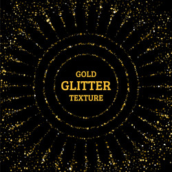 Abstract gold glitter splatter background Vector Image
