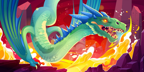 Scary Dragon Wallpaper