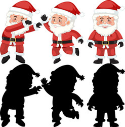Santa Claus Clip Art Black White Vector Images (over 1,800)