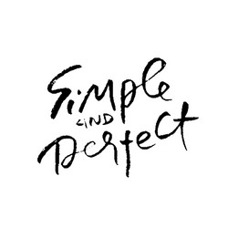Simple and perfect hand drawn modern brush Vector Image