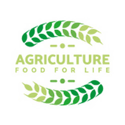 Farm agriculture harvest logo template Royalty Free Vector