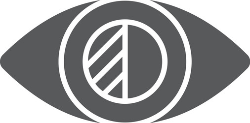 Low vision icon symbol isolated on white Vector Image