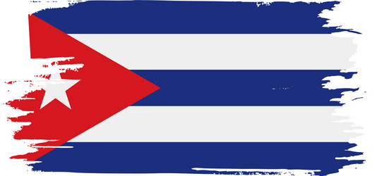 National flag cuba cuban country Royalty Free Vector Image