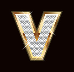 A letter pink bling Royalty Free Vector Image - VectorStock