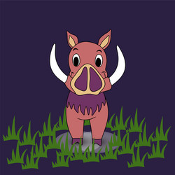 Boar head Royalty Free Vector Image - VectorStock