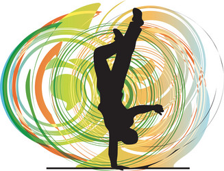 Breakdance Hip Handstand Vector Images (70)