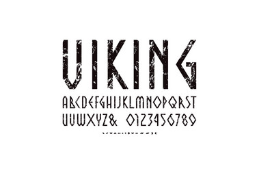 Font Viking Sans Vector Images (91)
