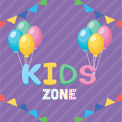 Kids zone image Royalty Free Vector Image - VectorStock