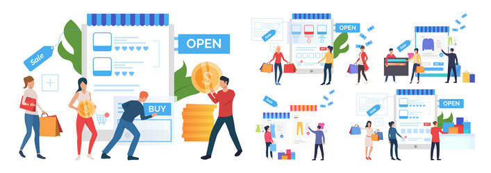 Online Shop Background Vector Images (over 95,000)