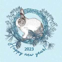 Vintage Rabbit Etching Vector Images (over 180)